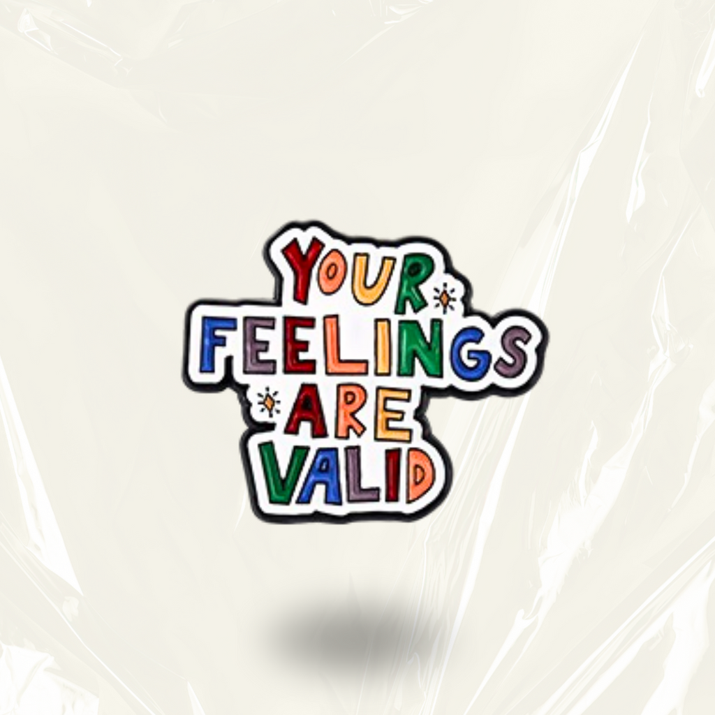 MindCoco | "Your Feelings Are Valid" | Emotional Validation Enamel Pin